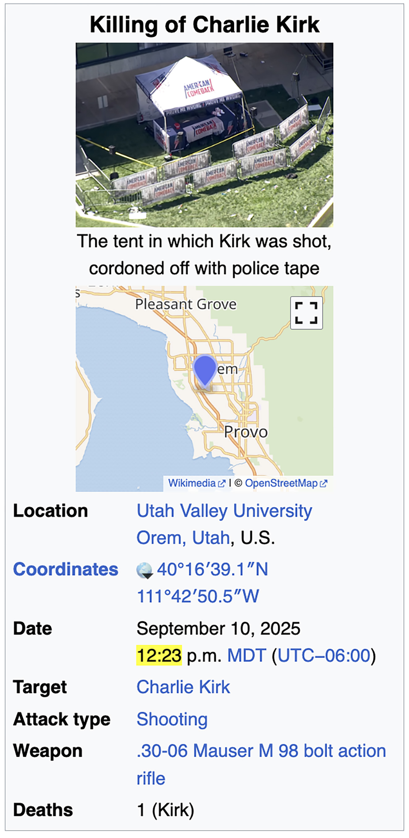 The Time Of Charlie KIrk’s Death Is Described By Jesus – Robert Clifton ...